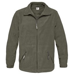 Fox Fleecejacke Arber Full-Zip oliv, Gr&ouml;&szlig;e S