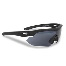 Swiss Eye Tactical Brille Nighthawk m. Wechselgl&auml;sern schwarz