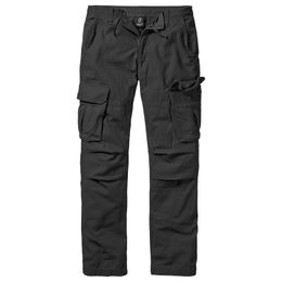 Brandit Texas Vintage Cargo Hose Slim schwarz, Gr&ouml;&szlig;e 3XL