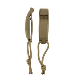 Brandit Signalpfeife Signal Whistle Molle 2er Pack camel