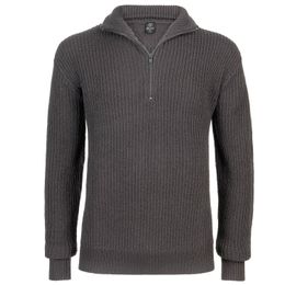 Brandit Strickpullover Marine Troyer anthrazit, Gr&ouml;&szlig;e L
