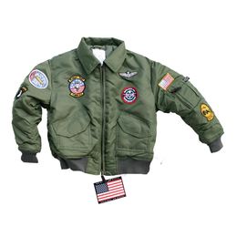 MFH Kids CWU Pilotenjacke oliv, Gr&ouml;&szlig;e XL/164