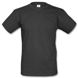 Basic T-Shirt schwarz, Gr&ouml;&szlig;e XXL
