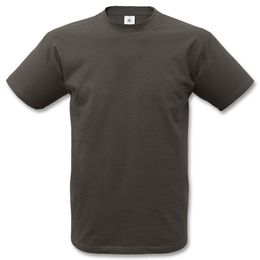 Basic T-Shirt braun, Gr&ouml;&szlig;e M