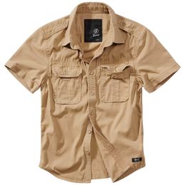 Brandit Vintage Shirt Shortsleeve camel, Gr&ouml;&szlig;e 6XL
