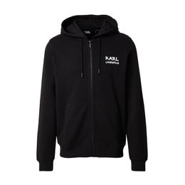 K by KARL LAGERFELD Karl Lagerfeld Zip-Up Hoodie male Black size L