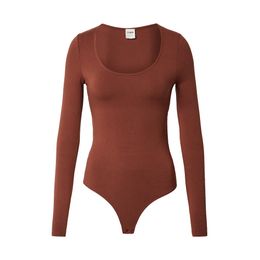 ABOUT YOU X Laura Giurcanu Shirt Bodysuit 'Lynn' female Brown size 40
