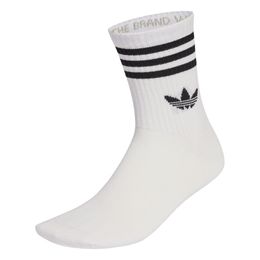 adidas originals Socks '3-STRIPES CREW 10 PAIRS' female White size 43-45