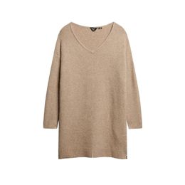 Superdry & Co Knitted dress female Beige size 44