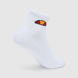 Sportsocken Ellesse "RILLA SOCK", Herren, Gr. 4 (38/39/40), wei&szlig;, Baumwollmischung, unifarben mit Farbeinsatz, Socken Sportsocken