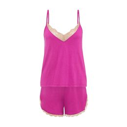 Lascana Short Pajama Set female Pink size 40/42