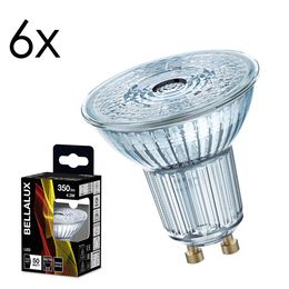 LEDVANCE LED GU10 6er Set 4,3 Watt 2700 Kelvin 350 Lumen