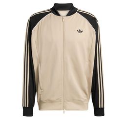 adidas originals Sweatjacke Herren Gr&ouml;&szlig;e XL beige / schwarz / wollwei&szlig;