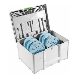 FESTOOL Schleifmittel-Systainer&sup3; SYS-STF D150 GR-Set Granat (578192)