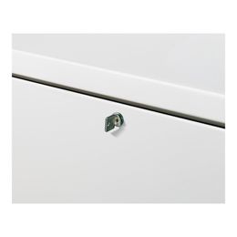 C+P Werkzeugschrank mit Schiebet&uuml;ren, innen 2 x 4 B&ouml;den, H1950xB1600xT400mm Front Resedagr&uuml;n Korpus Lichtgrau ; C + P M&ouml;belsysteme (2149-00|S10059)