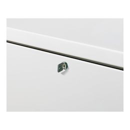 C+P Werkzeugschrank mit Schiebet&uuml;ren, innen 2 x 4 B&ouml;den, H1950xB1600xT400mm Front Rubinrot Korpus Lichtgrau ; C + P M&ouml;belsysteme (2149-00|S10053)