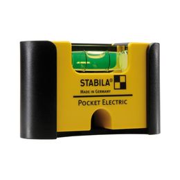 Stabila Mini-Wasserwaage + SB Karte Pocket Electric+Clip (18115)