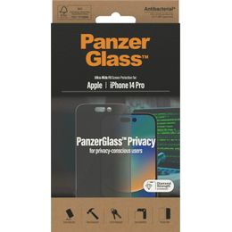 PanzerGlass Displayschutzglas "iPhone 14 Pro Ultrawide Privacy AB", transparent, B:12cm H:6cm T:25mm, Displayfolien