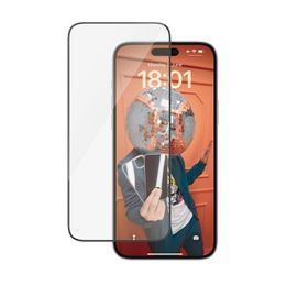 PanzerGlass Displayschutzglas "Ultra-Wide Fit Screen Protector f&uuml;r iPhone 15 Plus", transparent, B:11cm H:1cm T:19mm, Displayfolien, Displayschutzfolie, Schutzfolie, Bildschirmschutz, kratz- & sto&szlig;fest