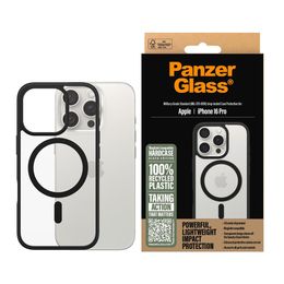 CARE BY PANZERGLASS Handyh&uuml;lle "HardCase mit MagSafe f&uuml;r Apple iPhone 16 Pro", schwarz, B:11cm H:1,8cm T:19,5cm, H&uuml;llen, Backcover, Schutzh&uuml;lle, Handyschutzh&uuml;lle, Case, Schutzcase, sto&szlig;fest