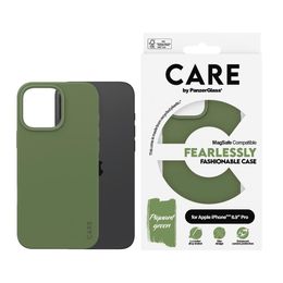 CARE BY PANZERGLASS Handyh&uuml;lle "Fashionable Case f&uuml;r Apple iPhone 16 Pro Max", gr&uuml;n, B:11cm H:2cm T:20cm, H&uuml;llen, Backcover, Schutzh&uuml;lle, Handyschutzh&uuml;lle, Case, Schutzcase, sto&szlig;fest