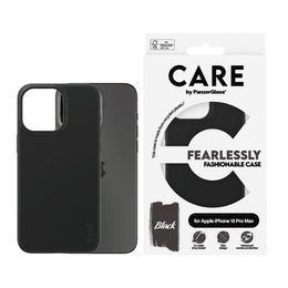 CARE BY PANZERGLASS Handyh&uuml;lle "Fearlessly Fashionable Case f&uuml;r Apple iPhone 15 Pro Max Fashion Black", schwarz, B:11cm H:2cm T:19,5cm, H&uuml;llen, Backcover, Schutzh&uuml;lle, Handyschutzh&uuml;lle, Case, Schutzcase, sto&szlig;fest
