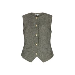 Lily & Lionel LILY AND LIONEL Damen Anzugweste "Pandora Tailored Herringbone Print Waistcoat Damen"schwarz, Gr. 36, 50% Polyester, 50% Wolle, Westen