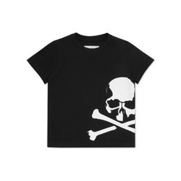 T-Shirt Philipp Plein "Skull", Jungen, Gr. 8, 02, schwarz, Obermaterial: 100% Baumwolle, Shirts T-Shirt
