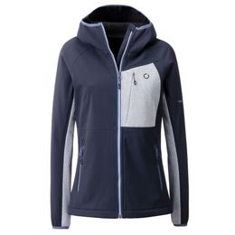 Softshelljacke LPO "PIARA WMN", Damen, Gr. 36 (S), blau (navy), 92% Polyester, 8% Elasthan, h&uuml;ftbedeckend, Jacken Softshelljacke