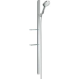 Hansgrohe Raindance Select S120 BrauseSet 27646000 chrom, mit 150 cm Brausestange, 2 Ablagen