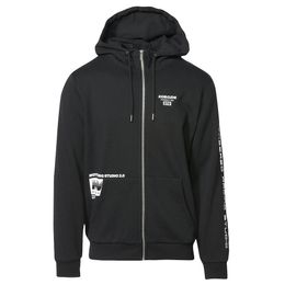 Koroshi Zip-Up Hoodie male Black size M