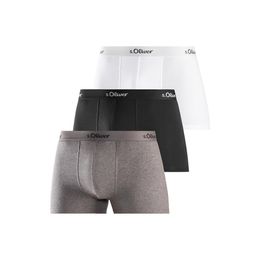 s.Oliver Boxershorts Herren Gr&ouml;&szlig;e XXL grau / schwarz / wei&szlig;