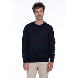 The Time of Bocha Pullover in Dunkelblau - 70% | Gr&ouml;&szlig;e L | Herren-plussize