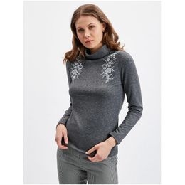 ORSAY Longsleeve in Grau - 56% | Gr&ouml;&szlig;e S | Damen-tops