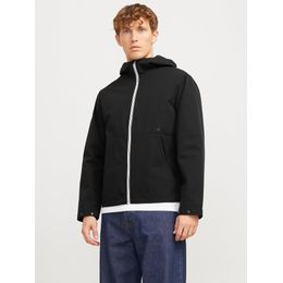 Jack & Jones Jack & Jones Übergangsjacke in Schwarz - 70% | Größe L | Herren-plussize