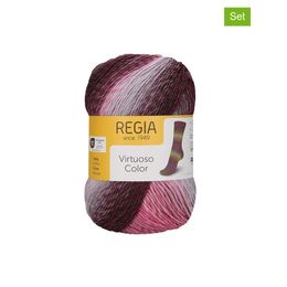 Regia 5er-Set: Wollgarne ''Virtuoso'' in Rosa/ Braun - 5x 150 g - 45% | Kreativbedarf-diy