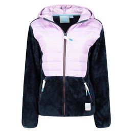Geographical Norway Fleecejacke "Typologie" in Dunkelblau/ Flieder - 75% | Gr&ouml;&szlig;e L | Damenjacken