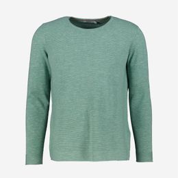 Cecil Gr&uuml;ner Pullover mit Melangemuster