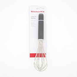 KitchenAid Grauer Schneebesen aus Edelstahl 26x6cm