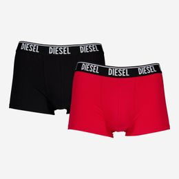 Diesel 2er-Pack schwarz-rote Boxershorts