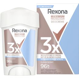 Rexona Antitranspirant Deocreme Maximum Protection Clean Scent