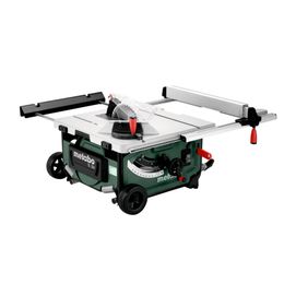 Metabo Tischkreissäge TS 254 2000 W leichte Tischkreissäge, integriertes Untergestell, Motorbremse, Grün/Silber
