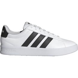 Adidas Grand Court 3.0 Sneaker Herren - weiß - Gr. 45 1/3 - Synthetik