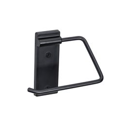 Wenko Toilettenpapierhalter 'Basic Black' Edelstahl