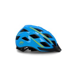 Fischer City-Fahrradhelm 'Urban' blau/gelb, L/XL