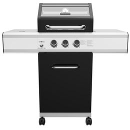 Grillf&uuml;rst Grillf&uuml;rst G210G 2-Brenner Gasgrill mit Hochtemperaturbrenner und Gusseisen Rosten
