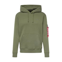Alpha Industries Sweatshirt 'Air Force' Herren Gr&ouml;&szlig;e XXL oliv / rot