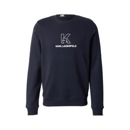 K by KARL LAGERFELD Karl Lagerfeld Sweatshirt Herren Gr&ouml;&szlig;e XL navy / wei&szlig;