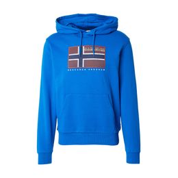 Napapijri Sweatshirt 'BEMILES' Herren Gr&ouml;&szlig;e L t&uuml;rkis / cranberry / wei&szlig;