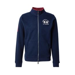 La Martina Sweatjacke Herren Gr&ouml;&szlig;e S nachtblau / weinrot / wei&szlig;